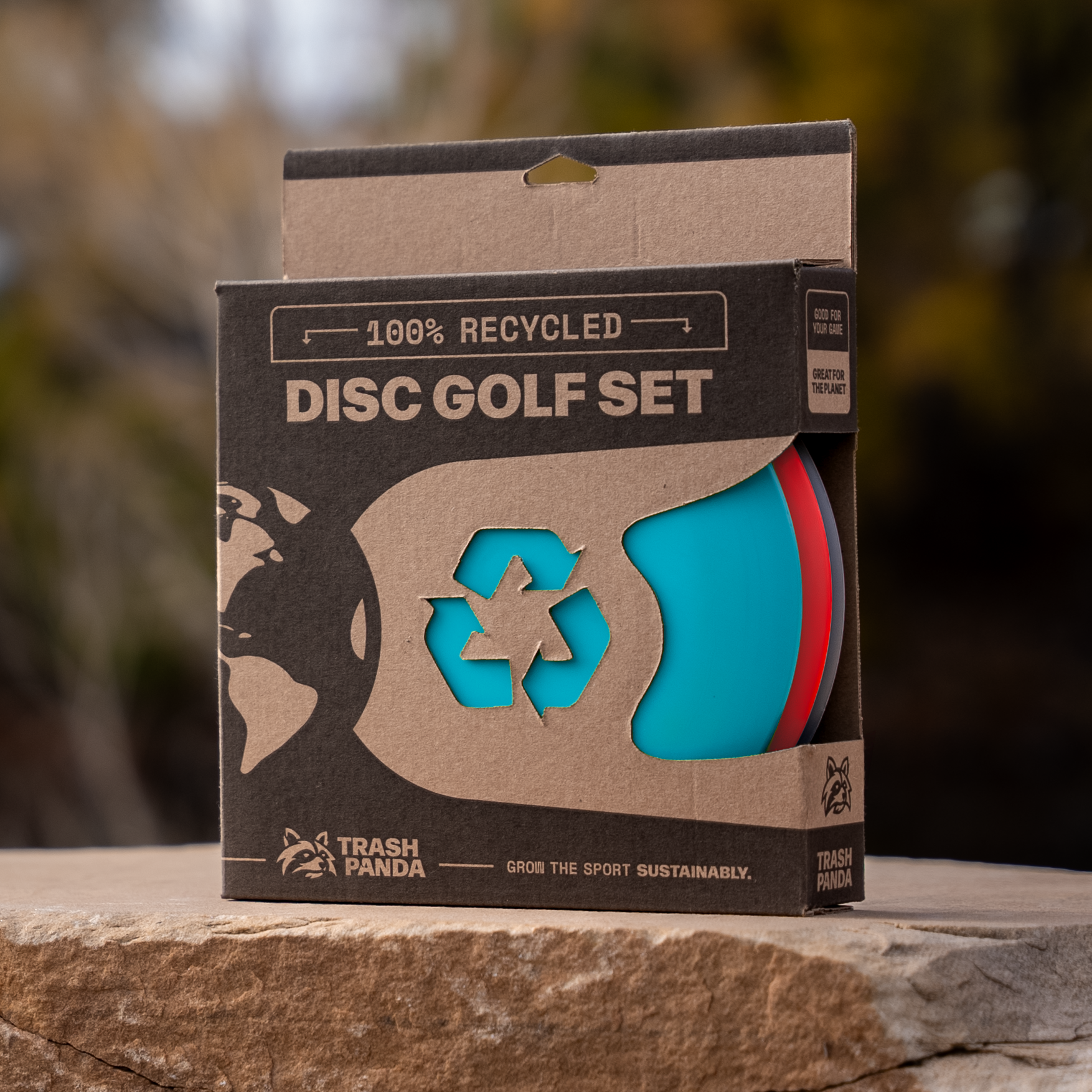 100% Recycled Starter Set – Trash Panda Disc Golf